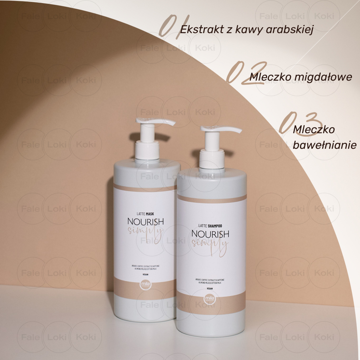 MILA PROFESSIONAL SIMPLY szampon odżywczy NOURISH LATTE 950 ml